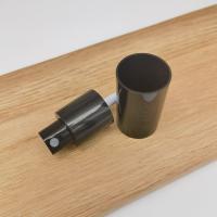 China 20/410 Black Fine Mist Sprayer With Full Cap Cover Smooth Closure 0.2cc for sale