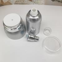 China 30ml 50ml 100ml Emulsion Cosmetic Airless Bottle 30g 50g  Big Belly  Cream Jar for sale