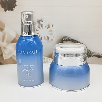 China Double Layer Vacuum Big Belly Airless Bottle 30ml 50ml 100ml Cream Jar 30g 50g for sale