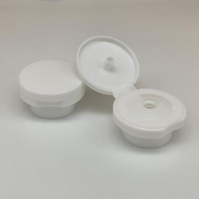 China White Matt Flip Plastic Bottle Cap Big Head Cap 24/410 28/410 for sale
