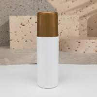 China 90ml Essential Oil Roll On Bottle Deodorant PE Plastic Bottle Roller Ball With Flat Top Lid for sale
