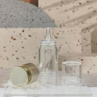 China 15ml Cosmetic Airless Bottle Liquid Foundation Essence Bottle With Filler Part Tab for sale