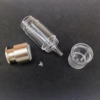 China 15ml Cosmetic Airless Bottle Liquid Foundation Essence Bottle With Filler Part Tab for sale