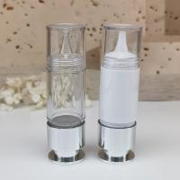 China 15ml 30ml PETG Airless Pump Needle Bottle Liquid Foundation Essence Bottle for sale