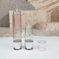 China 15ml 30ml PETG Airless Pump Needle Bottle Liquid Foundation Essence Bottle for sale