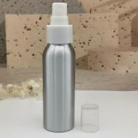 China 20mm 24mm 80ml Metal Aluminum Cosmetic Spray Bottle With Trigger Mist Sprayer Pump for sale
