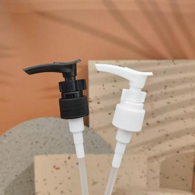 China 20/410 24/410 28/410 Plastic Liquid Lotion Dispenser Pump With Clip Lock For Cleansing for sale
