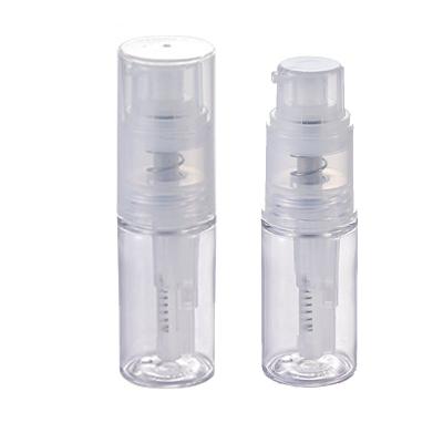 China 14ml 18ml 25ml PET Plastic Dry Powder Spray Bottle For Talcum Nails Glitters Dust Tattoo Pigment for sale