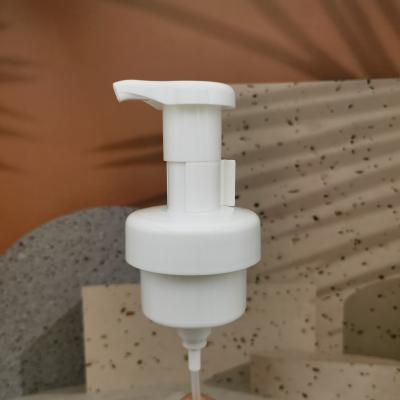 China 3cc 58mm Big Dosage Mousse Plastic Foam Pump Hand Soap Dispenser With Clip for sale