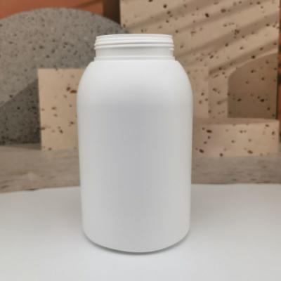 China 600ml Boston Cylinder Plastic HDPE Foam Pump Bottle For 3cc 58mm Foam Pump for sale