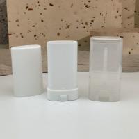 China Oval Twist Up Cardboard Plastic Deodorant Bottle Containers Stick 15ml 15g For Lip Balm Body for sale