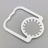China 38mm Plastic Handle For Bear Milk Sauce / Water Bottle Neck Ring Flange Plate for sale