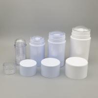 China Plastic AS Cylindrical Round Twist Up Deodorant Stick Tube For Sunscreen Body Lip Balm for sale