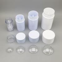 China Plastic AS Cylindrical Round Twist Up Deodorant Stick Tube For Sunscreen Body Lip Balm for sale
