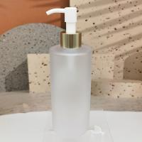 China 24/410 Long Nozzle Plastic Cosmetic Lotion Pump Gold Aluminum Closure Metal Shell With Clip for sale