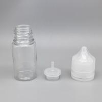 China 30ml PET Plastic Packaging Empty Plastic Cap Liquid Oil  Squeeze Dropper Bottle With Childproof Cap for sale