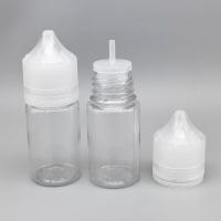 China 30ml PET Plastic Packaging Empty Plastic Cap Liquid Oil  Squeeze Dropper Bottle With Childproof Cap for sale