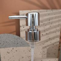 China 24/410 28/410 Chrome Plating ABS Customized Bathroom Lotion Pump For Shampoo Gel Bottles for sale