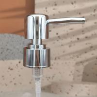 China 24/410 28/410 Chrome Plating ABS Customized Bathroom Lotion Pump For Shampoo Gel Bottles for sale