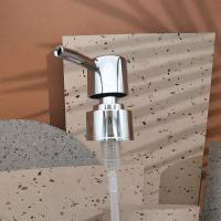 China 24/410 28/410 Chrome Plating ABS Customized Bathroom Lotion Pump For Shampoo Gel Bottles for sale