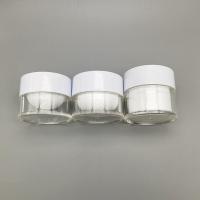 China High End 15g 30g 50g Plastic Thick / Double Wall Cream Jar With ABS Cap For Face for sale