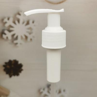 China 24/410 High All Plastic Lotion Pump Head Cosmetic Lotion Pump Mono Material Spring Outside for sale