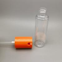 China 30ml 50ml 60ml Cosmetic Plastic ABS Sprayer Pump PET Bottle With U Shape Toner Sunblock Setting Spray for sale