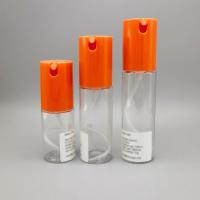 China 30ml 50ml 60ml Cosmetic Plastic ABS Sprayer Pump PET Bottle With U Shape Toner Sunblock Setting Spray for sale