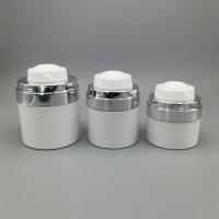 China 15ml 30ml 50ml Refillable Acrylic Cosmetic Airless Pump Jar With Rose Shape Pump for sale