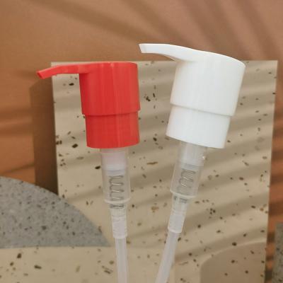 China Left Right Lock Switch PP Plastic Lotion Pump Liquid Dispenser 24/410 28/410 For Shampoo Body Serum Makeup Remover for sale