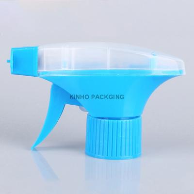China professional Double Color Double Shroud Cover Standard Trigger Sprayer 28/400 28/410 28/415 Rachet Car Washing Kitchen for sale