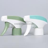 China Hand Spray Double Color Dual Shroud Mono Material Full All Plastic Trigger Sprayer Head For Spray Bottle 28/400 28/410 for sale