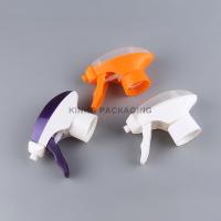 China Dual Shroud Double Color PP Mono Material All Plastic Cleaning Trigger Sprayer Dispenser 28MM head pump chemical resista for sale