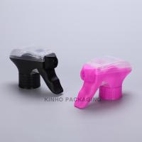 China Dual Shroud Double Color PP Mono Material All Plastic Cleaning Trigger Sprayer Dispenser 28MM head pump chemical resista for sale