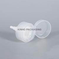 China 33/410 Plastic Press Nail Polish Remover Pump With Silicon Dispenser Bottle for sale