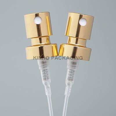 China 15/18/20MM Perfume Sprayer Crimp Pump Fine Mist Aluminum Fragrance 0.13ML For Glass Bottle for sale