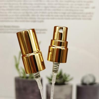 China 12mm 13mm Aluminum Perfume Sprayer Pump Atomizer Half Cap Screw For Glass Vial for sale