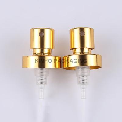 China Small Spray Pump Hand Liquid Fine Mist Aluminum Perfume 0.08ML 13/15/18/20mm for sale