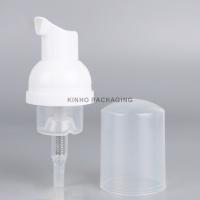 China 30MM 0.4CC Plastic Cosmetic Foam Liquid Soap Dispenser Foam Pump Head For Hand Face for sale