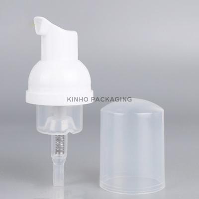 China 30MM 0.4CC Plastic Cosmetic Foam Liquid Soap Dispenser Foam Pump Head For Hand Face for sale