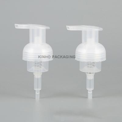 China Plastic Cosmetic Foam Soap Dispenser Pump Left-Right Lock Switch Face Washing 40MM 0.8CC for sale