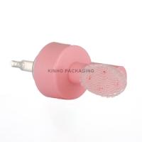 China 40MM 43MM Soap Spray Bottle Foam Pump With Soft Silicon Brush And Clip 0.8ML/T for sale