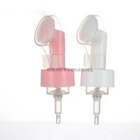 China 40MM 43MM Soap Spray Bottle Foam Pump With Soft Silicon Brush And Clip 0.8ML/T for sale