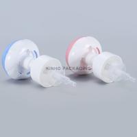 China Pink Blue Cat Paw Foam Pump Hand Pressure Spring Outside For Kids Saniti for sale
