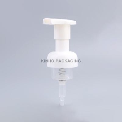 China 40MM Plastic Foaming Soap Dispenser Spray Pump Facial Cleanser Mousse Foam Pump Brush for sale
