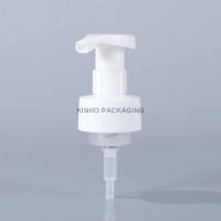 China Plastic Liquid Foam Pump Head With Clip For Hand Face 43MM 40MM 0.8ML/T for sale