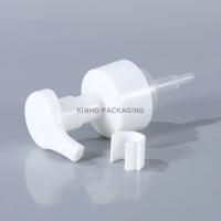 China Plastic Liquid Foam Pump Head With Clip For Hand Face 43MM 40MM 0.8ML/T for sale