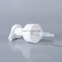 China Plastic Liquid Foam Pump Head With Clip For Hand Face 43MM 40MM 0.8ML/T for sale