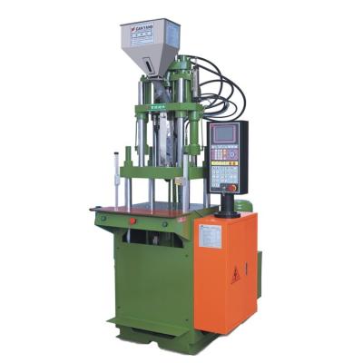 China Connector Cable Vertical Type Plastic Injection Molding Making Machine 55 for sale