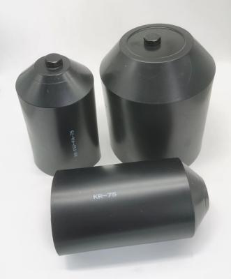 China RoHS Black Insulated Heat Shrink Wire Caps 10mm To 160mm Heat Shrink Cable End Caps for sale